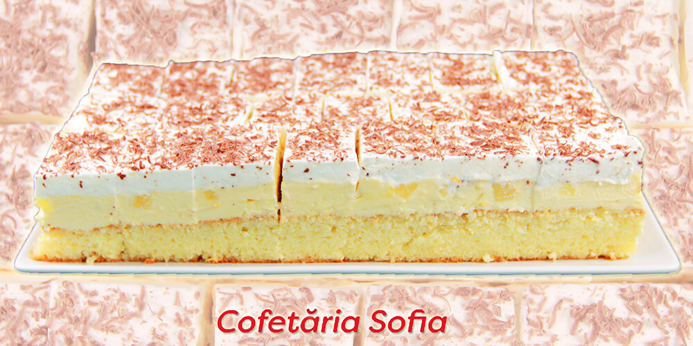 Prajitura Ananas – Cofetaria Sofia